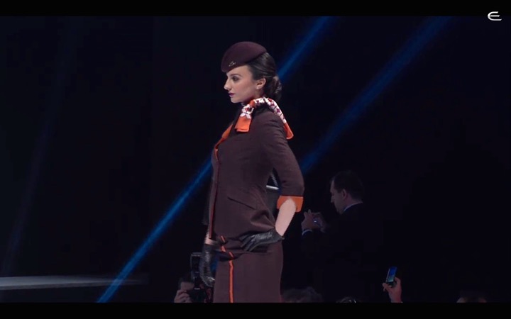 Etihad Airways is showing something new... all the new uniforms for the ...